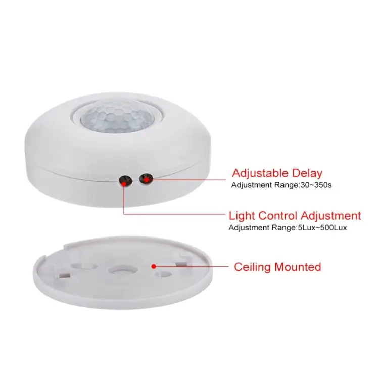 12V Infrared PIR Motion Sensor Switch With Delay 360 – PROSERIES GO