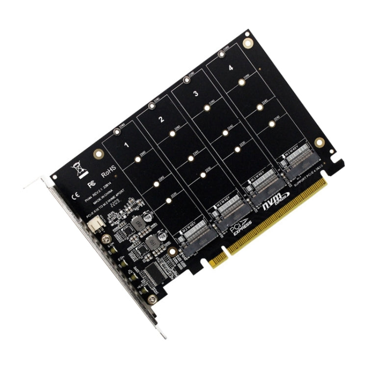 PH44 NVME 4 Disk Array Card PCI-E Signal Split Array Card – PROSERIES GO
